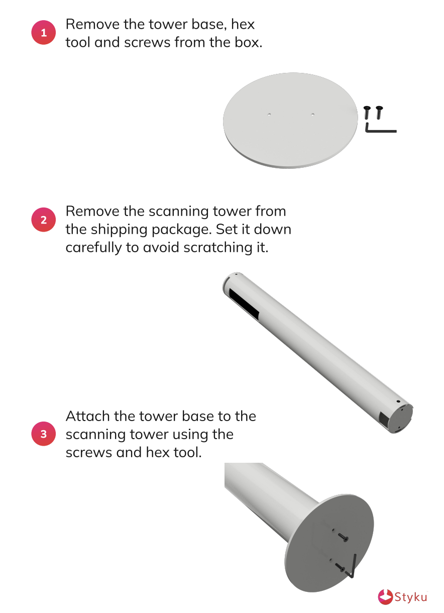 Setup your Styku Scanner X2 model