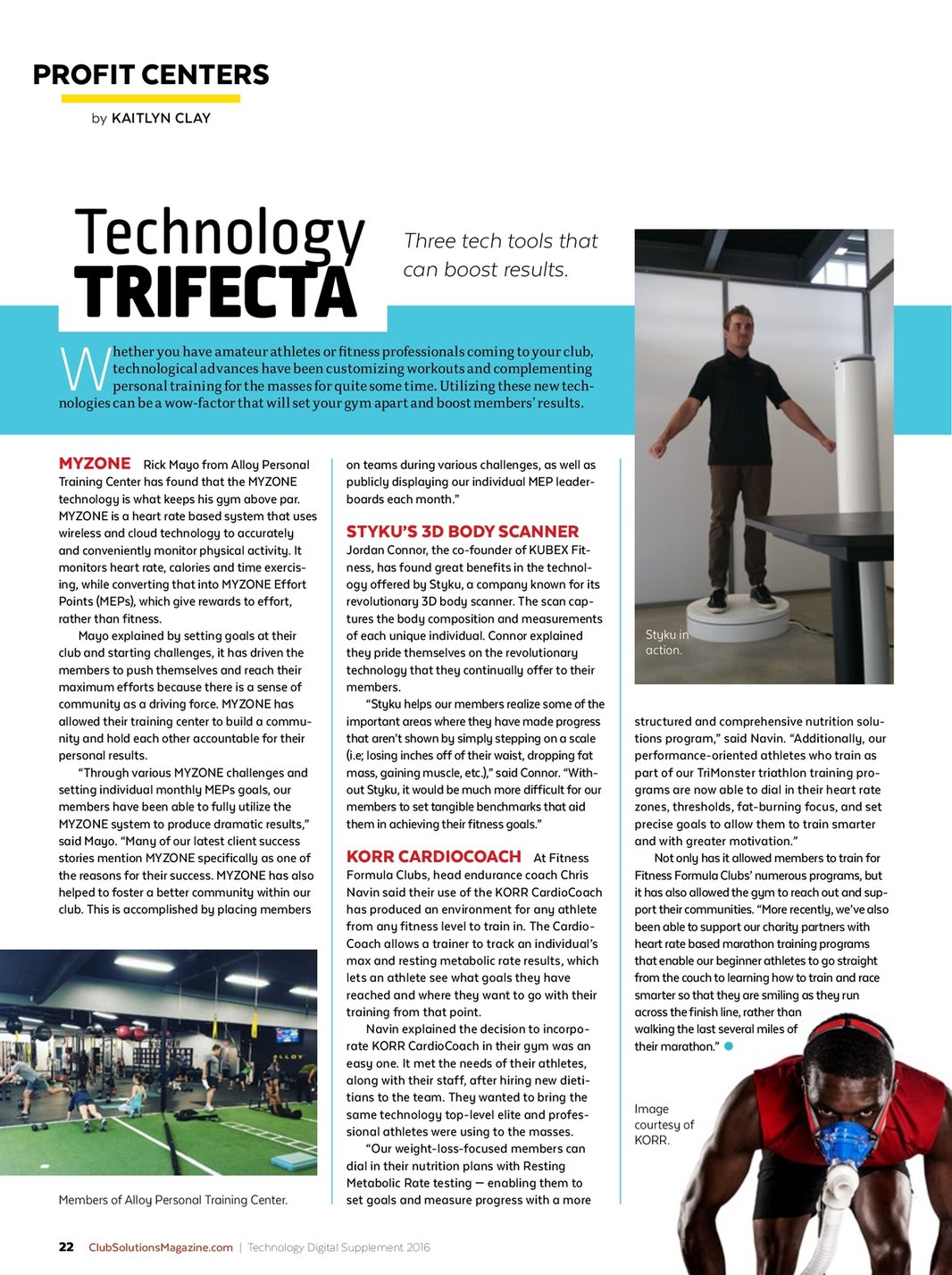 Club Solutions Magazine: Tech Trifecta-Three Tools That Boost Results